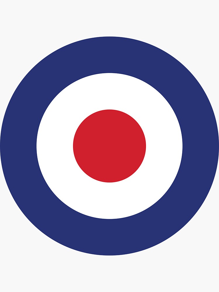"RAF Roundel Air Force Target British Bullseye" Sticker for Sale by ...