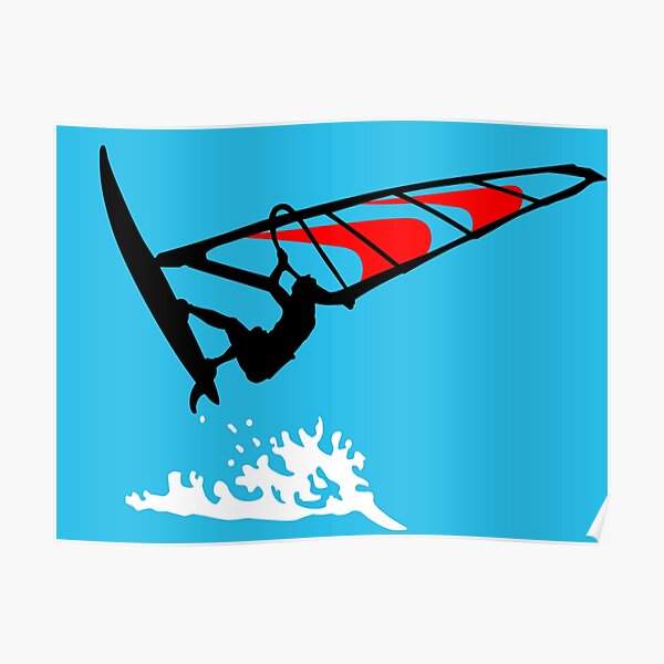 Windsurfing Posters | Redbubble