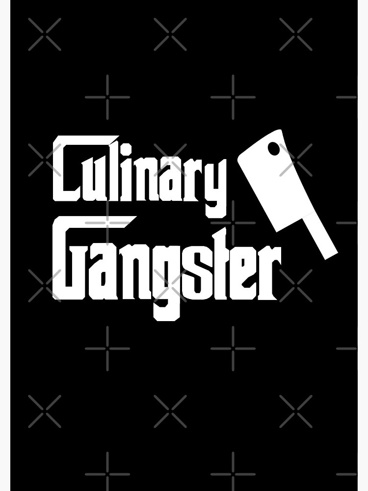 "Culinary Gangster Chef " Spiral Notebook for Sale by thevoice123 ...