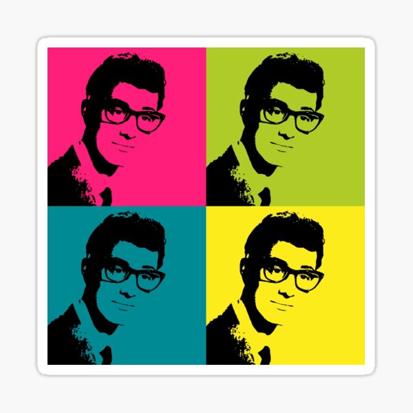 Buddy Holly Stickers | Redbubble