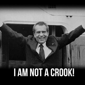 "Richard Nixon - "I am not a Crook!"" Poster for Sale by jesusgorod ...