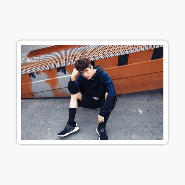 "SEUNGMIN STRAY KIDS" Sticker for Sale by babysugarsweet | Redbubble