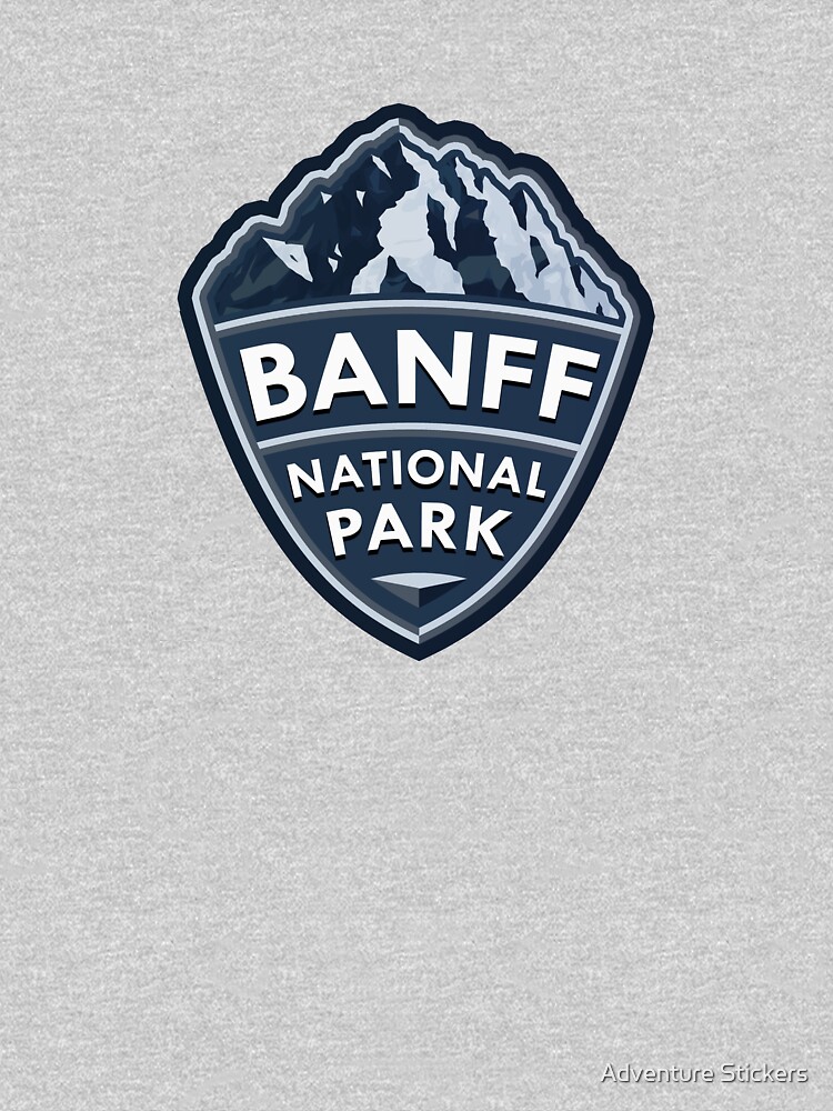 "Banff National Park Simple" T-shirt for Sale by tysonK | Redbubble ...