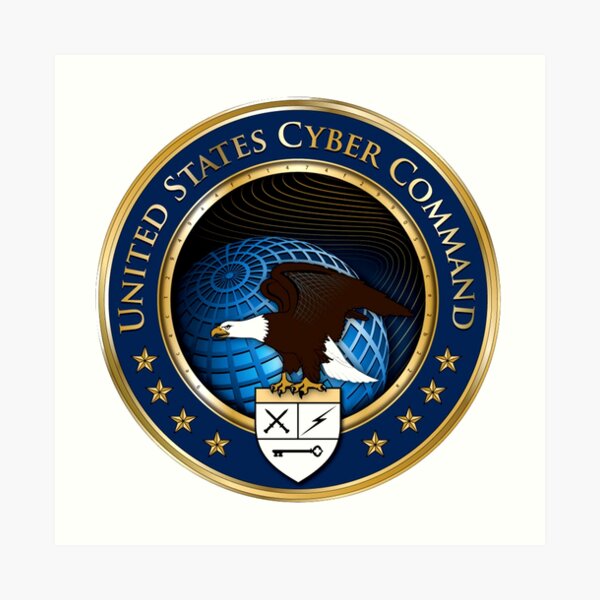 "US Cyber Command Logo" Art Print for Sale by Spacestuffplus | Redbubble