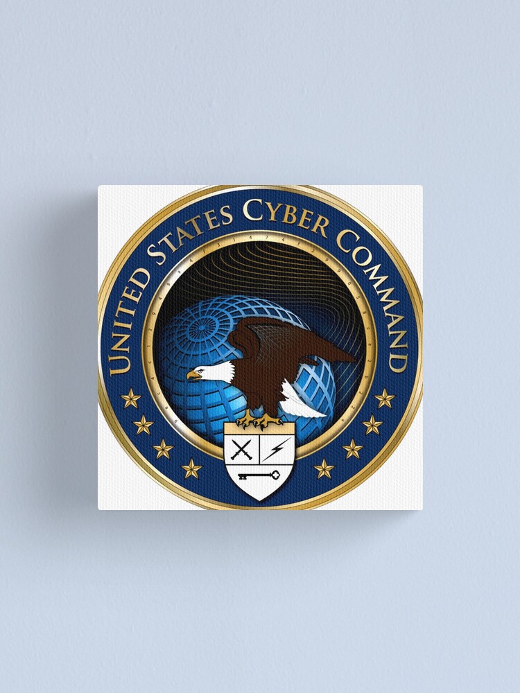 "US Cyber Command Logo" Canvas Print for Sale by Spacestuffplus | Redbubble
