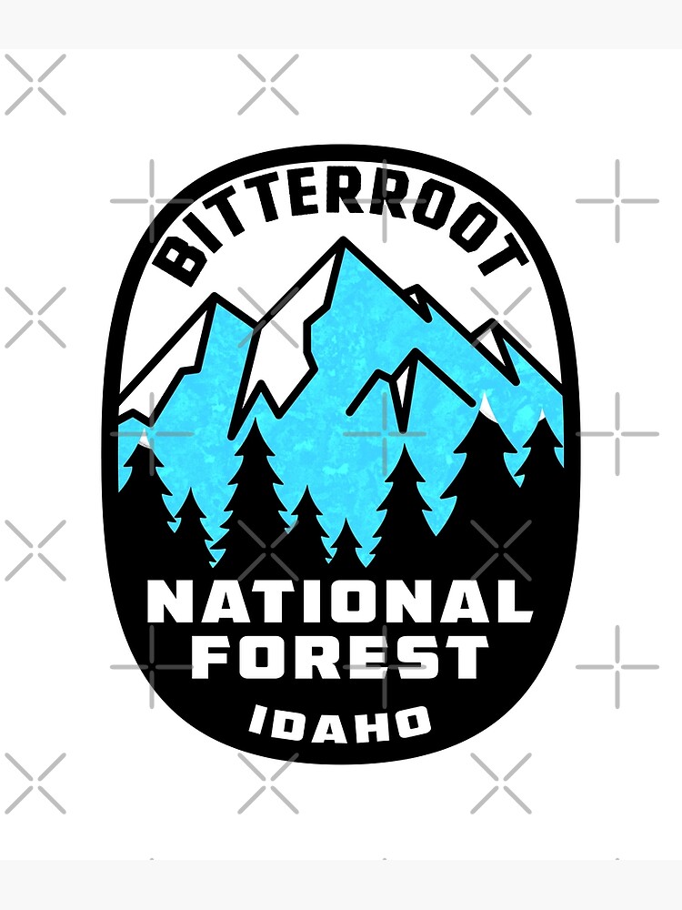 "Bitterroot National Forest Idaho" Poster by TravelTime | Redbubble