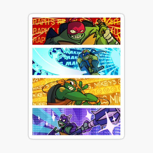 "TMNT 2018" Sticker for Sale by pomodoko | Redbubble