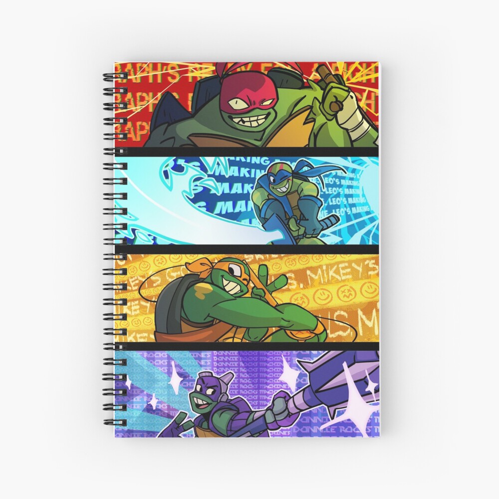 "TMNT 2018" Spiral Notebook for Sale by pomodoko | Redbubble