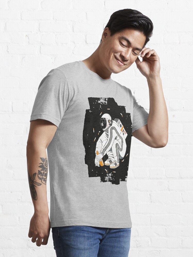 "Squatting Gopnik Slav with tracksuit in space" T-shirt for Sale by ...