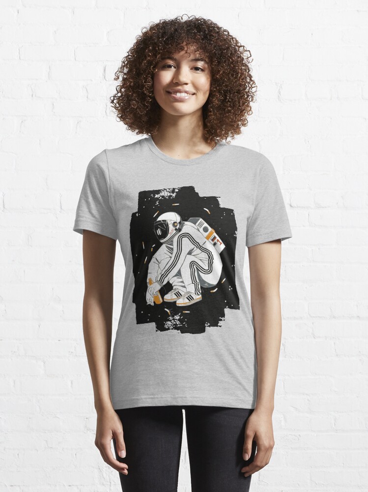 "Squatting Gopnik Slav with tracksuit in space" T-shirt for Sale by ...