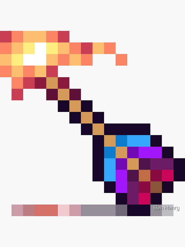 "Pixel Projectile F5" Sticker by BenHenry | Redbubble