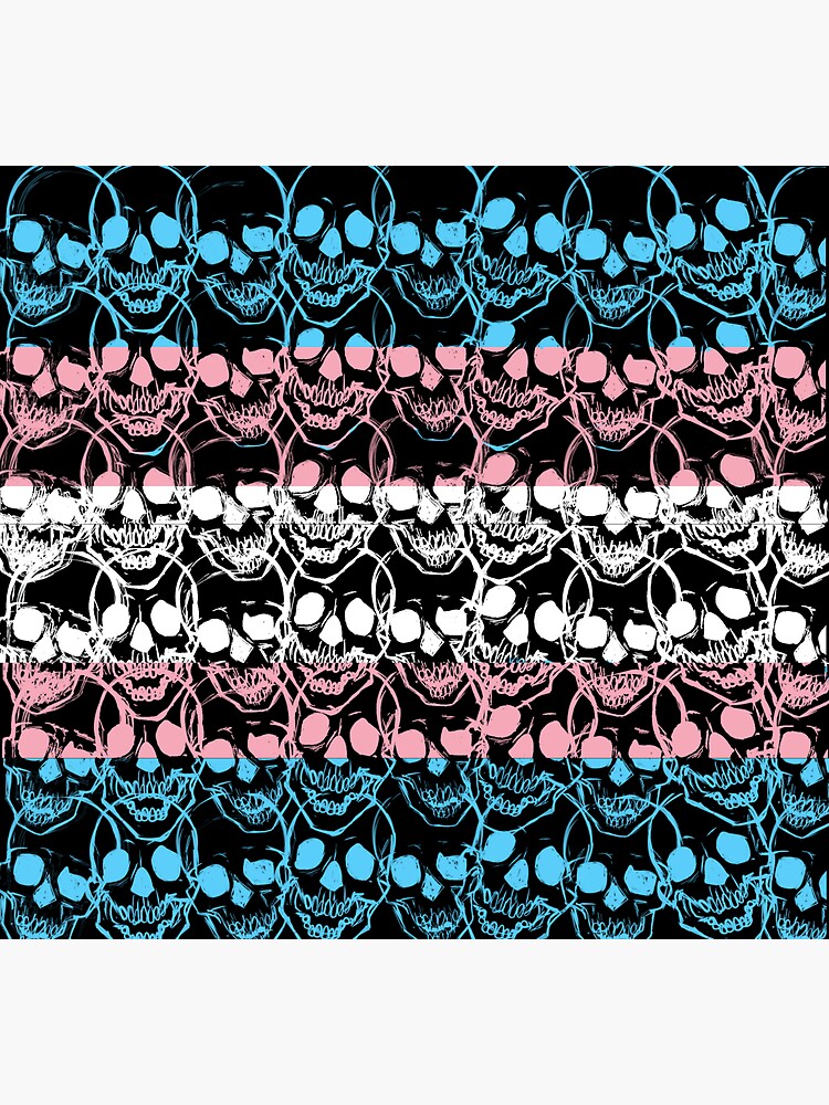 "Spooky Trans Pride Flag" Sticker for Sale by RiotVos | Redbubble