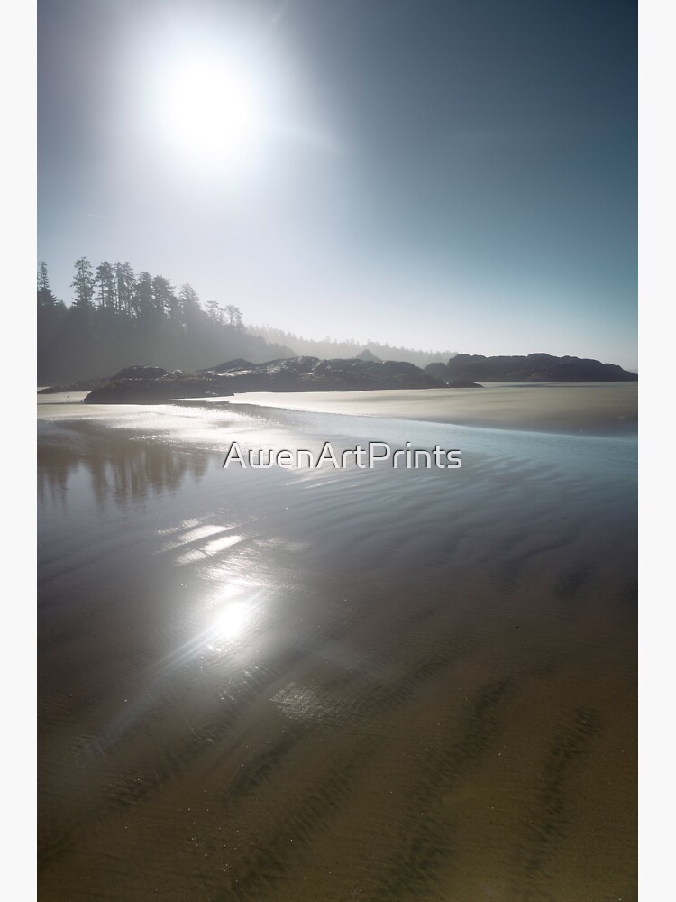 "Pacific Rim National Park surreal sunrise scenery of the sandy ocean ...