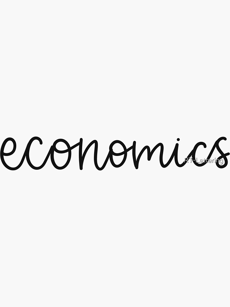 "Economics - Folder/Binder Sticker" Sticker for Sale by RT-Lettering ...
