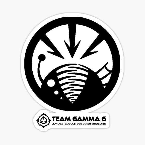 "SCP gamma 6" Sticker for Sale by SCPShop | Redbubble