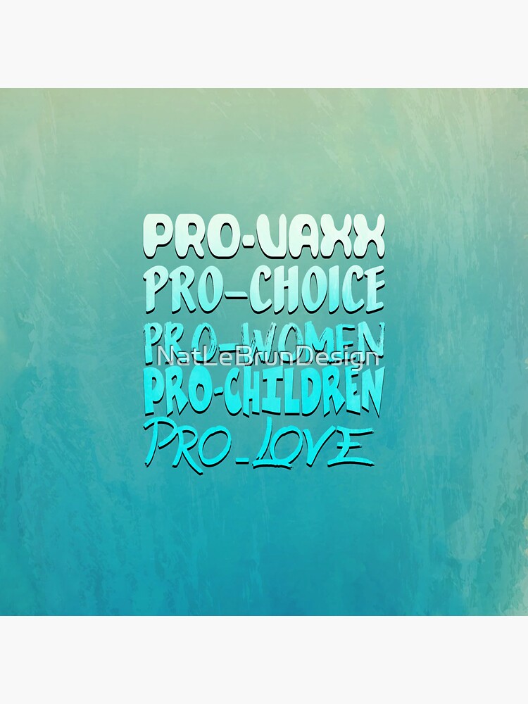 "Pro-love" Sticker for Sale by NatLeBrunDesign | Redbubble