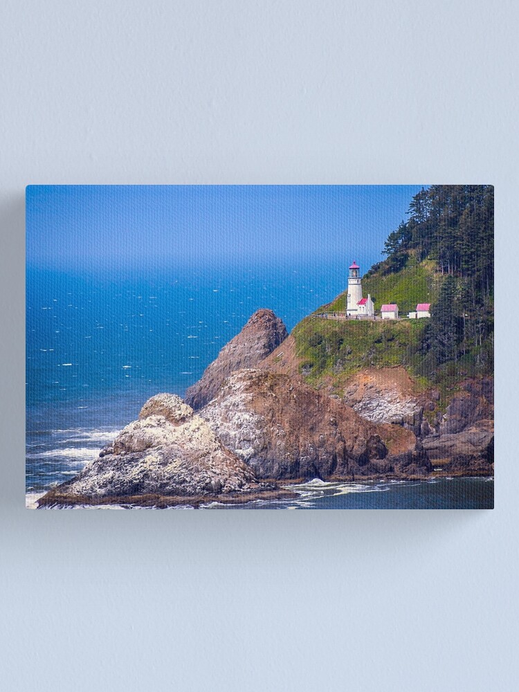 "Heceta Head Lighthouse " Canvas Print for Sale by CAPress-Shop | Redbubble