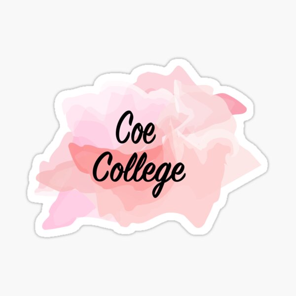 "Coe College" Sticker for Sale by tarajeanne | Redbubble