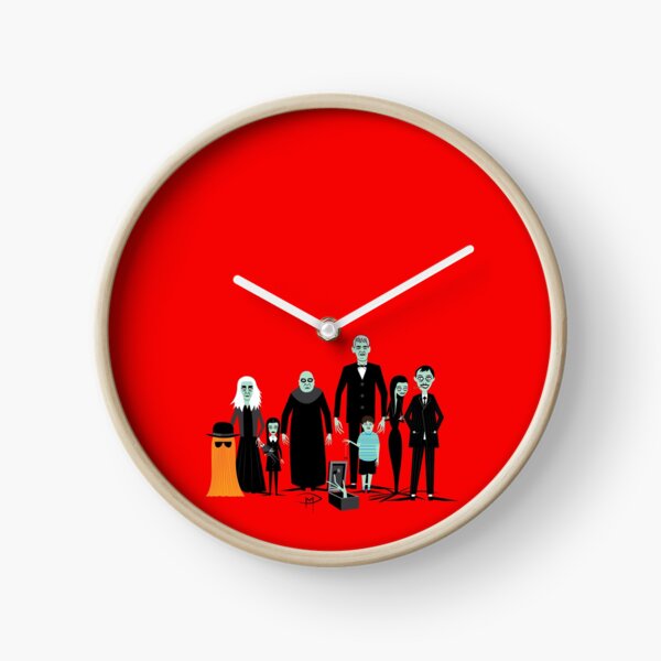 Addams Family Clocks | Redbubble