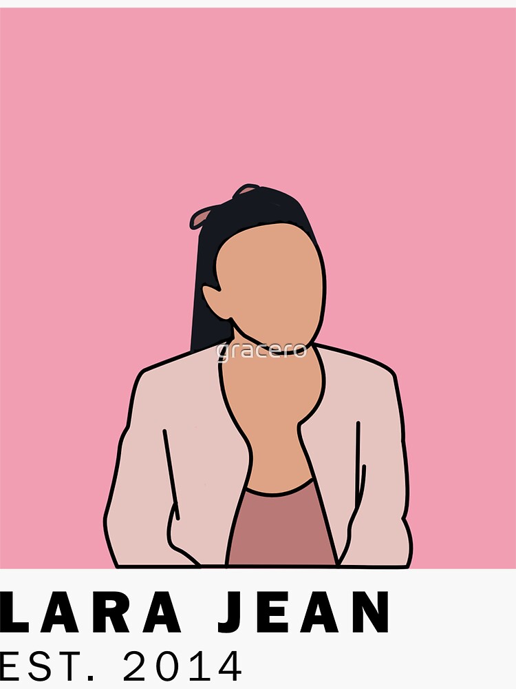 "Lara Jean - Pantone " Sticker for Sale by gracero | Redbubble