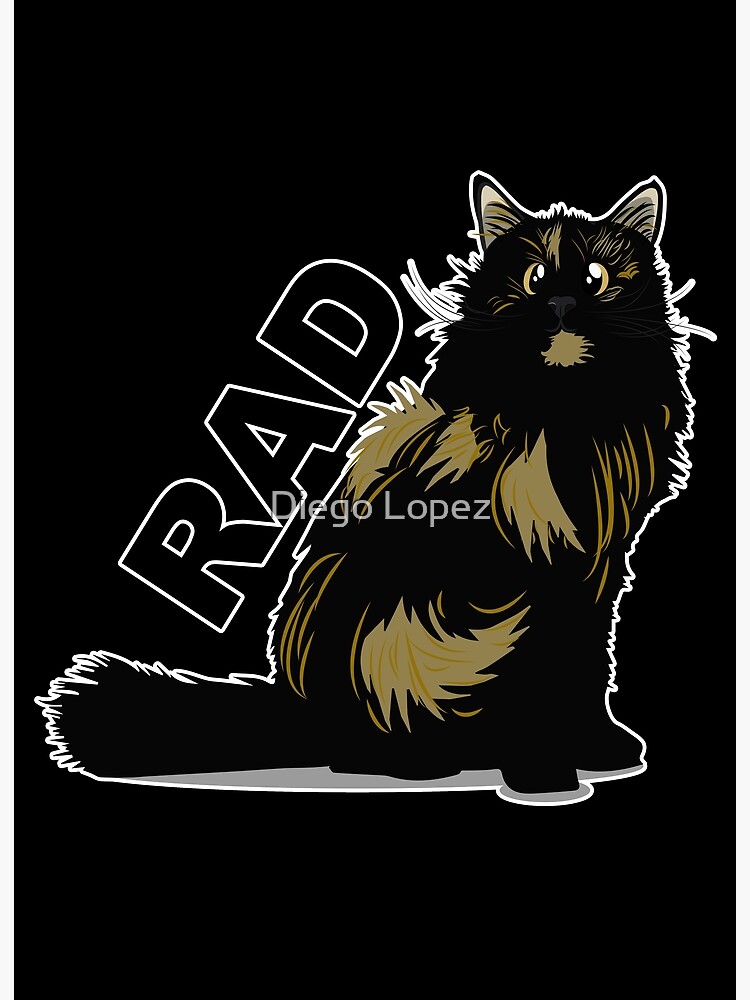 "Rad Cat" Poster for Sale by dldesign | Redbubble