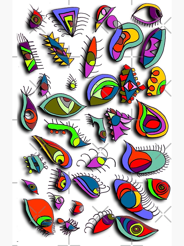 "THE MULTIPLE EYES ARE LOOKING AT YOU. |ABSTRACT EYE Design FOR ...