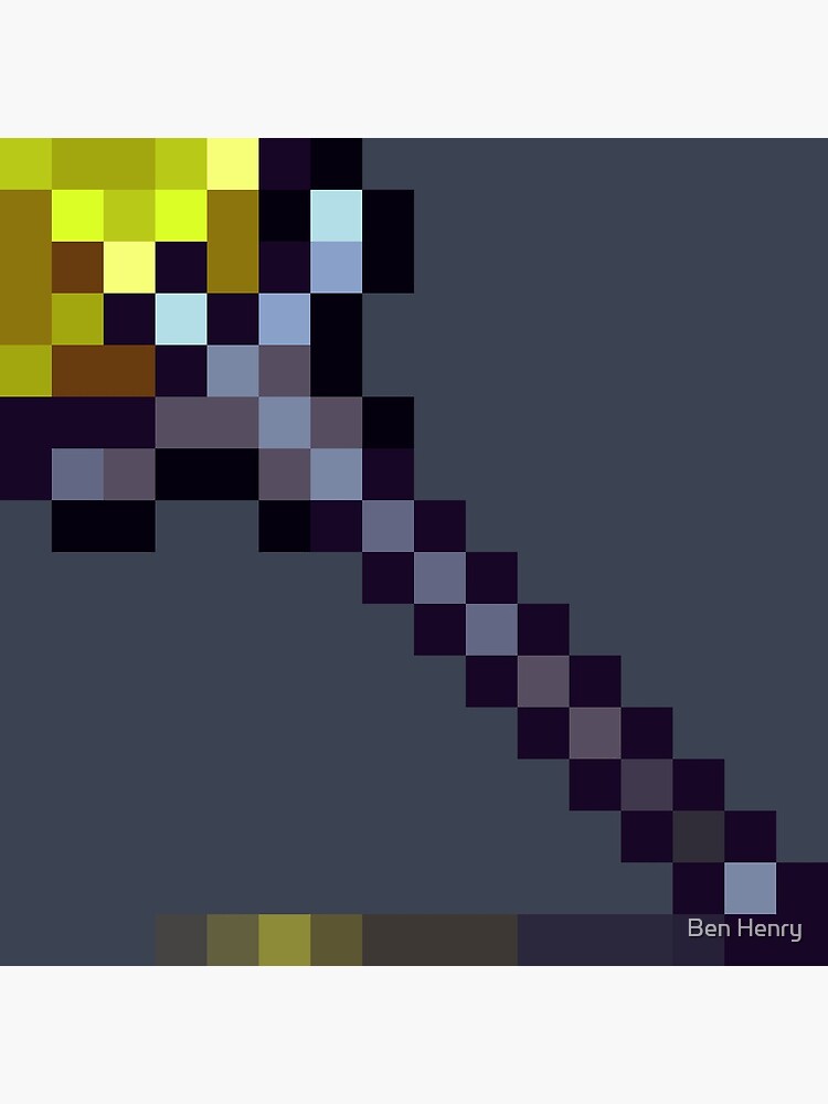 "Pixel Staff H" Poster by BenHenry | Redbubble