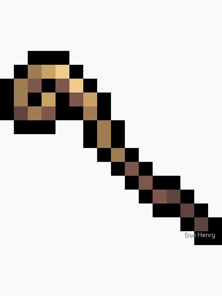 Pegatina for Sale con la obra «Pixel Staff A2» de BenHenry | Redbubble