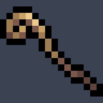 Pegatina for Sale con la obra «Pixel Staff A2» de BenHenry | Redbubble