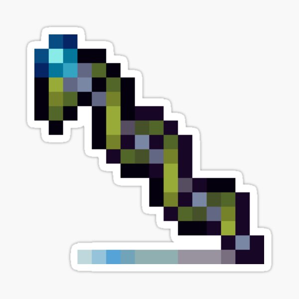 "Pixel Staff C3" Sticker for Sale by Ben Henry | Redbubble