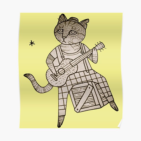 "Rockabilly Cat Plaid Pants" Poster for Sale by VictorIos | Redbubble