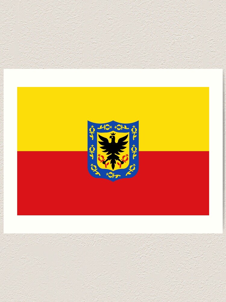 "Flag of Bogotá, Colombia" Art Print by PZAndrews | Redbubble