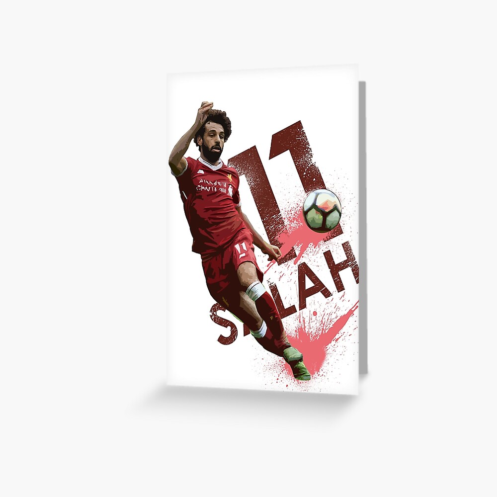 "Mohamed Salah " Greeting Card for Sale by Armaan | Redbubble