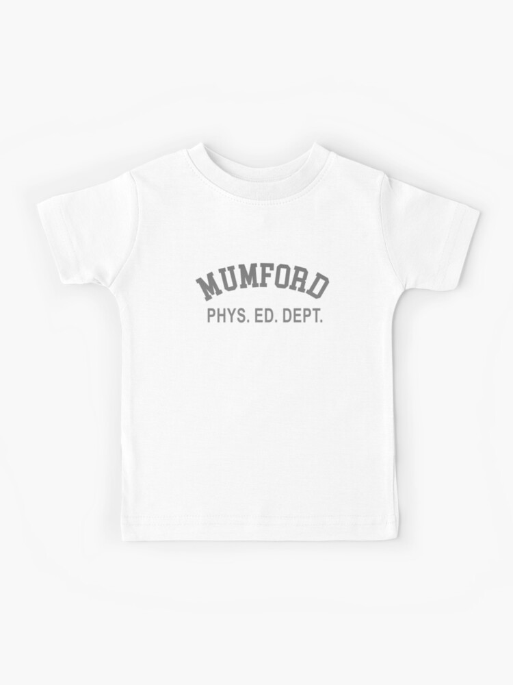 "MUMFORD PHYS. ED. DEPT. Funny 80s Cult" Kids T-Shirt by vasebrothers ...