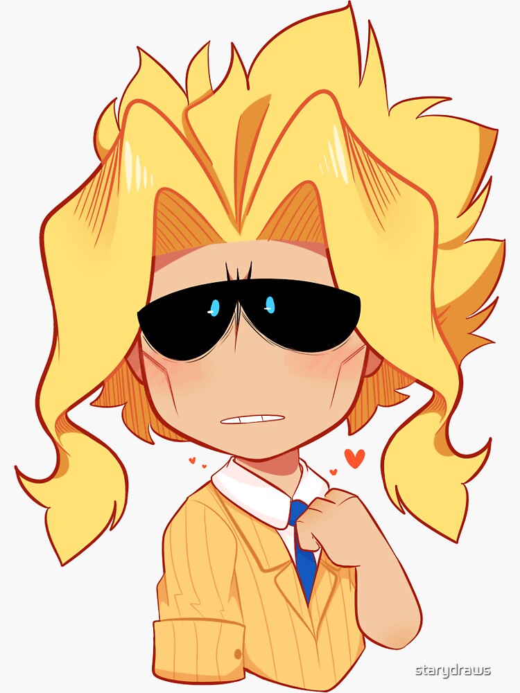 "Chibi All Might" Sticker for Sale by starydraws | Redbubble