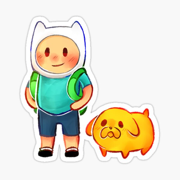"Finn & Jake - Adventure Time" Sticker by primory | Redbubble