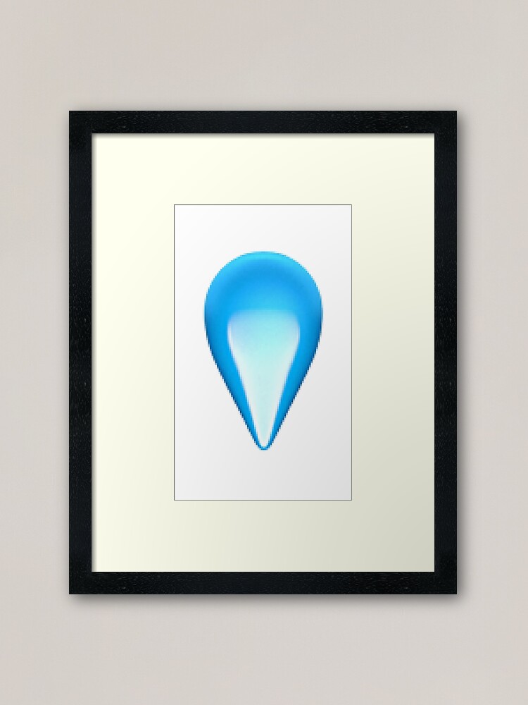 "upside down tear drop " Framed Art Print for Sale by allurasblog ...