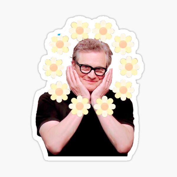 "Cute Colin Firth" Sticker for Sale by Rubinator4708 | Redbubble