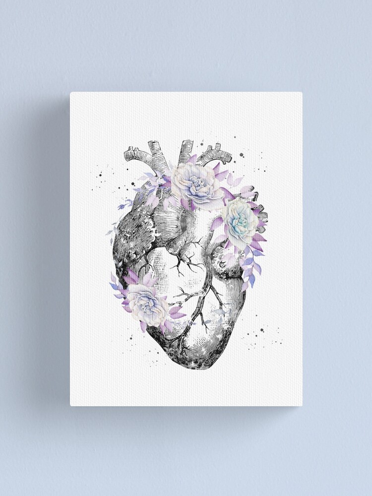 "Human Heart" Canvas Print for Sale by erzebetth | Redbubble