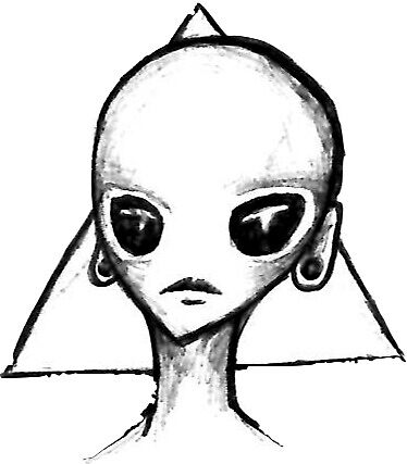 "grumpy triangle boi" by verysmallbee | Redbubble