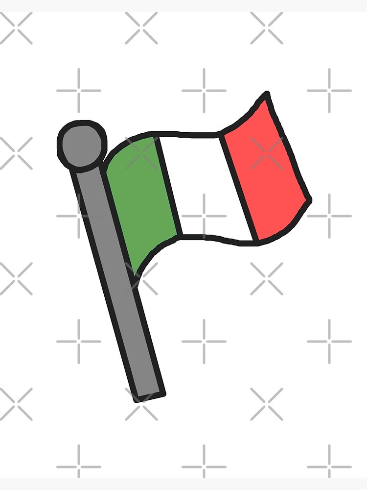 Italian Flag Cartoon