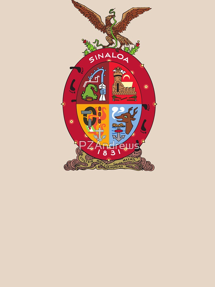 "Coat of Arms of Sinaloa, Mexico" T-shirt for Sale by PZAndrews ...