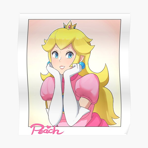 "Just Peachy" Poster for Sale by SarukaiWolf | Redbubble