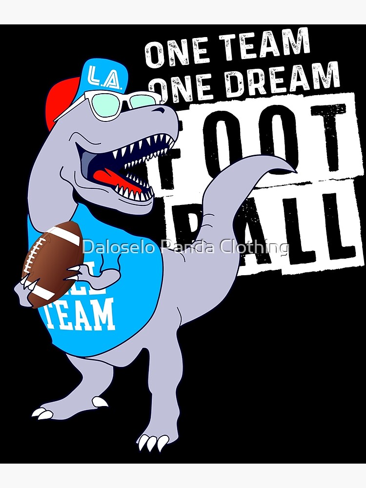 "American Football T-Rex dinosaur" Poster for Sale by SeloNet | Redbubble