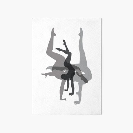 "Contortions - The Art of Flexibility" Art Board Print by ArtlandStudio ...