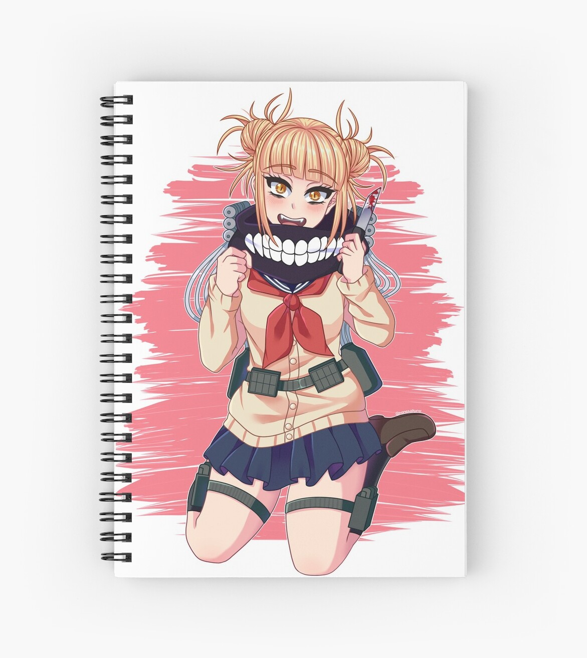 "Himiko Toga" Spiral Notebooks by konekopon-art | Redbubble