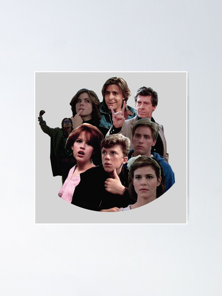 "breakfast club collage" Poster by electricgal | Redbubble
