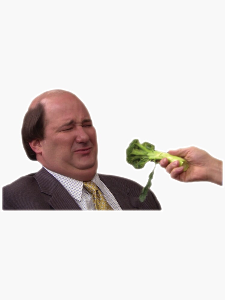 "Kevin Broccoli - The Office" Sticker for Sale by nelsond3381 | Redbubble