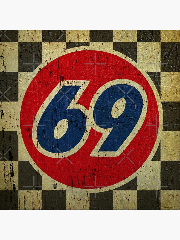 "RAT ROD 69" Pillow for Sale by BobbyG305 | Redbubble