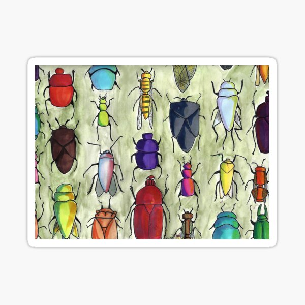 "Bugs" Sticker by AesArctic | Redbubble